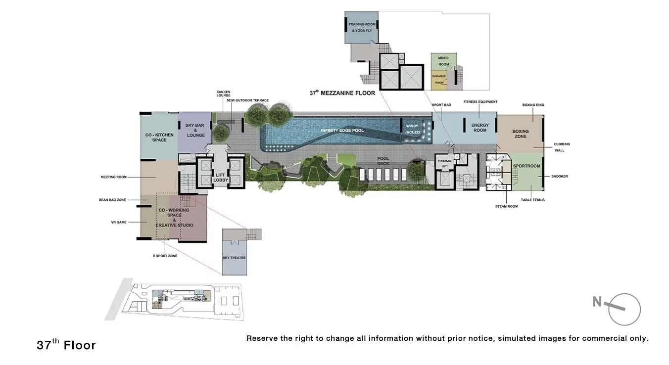 Nue Noble Ngamwongwan - Condo in Nonthaburi | FazWaz