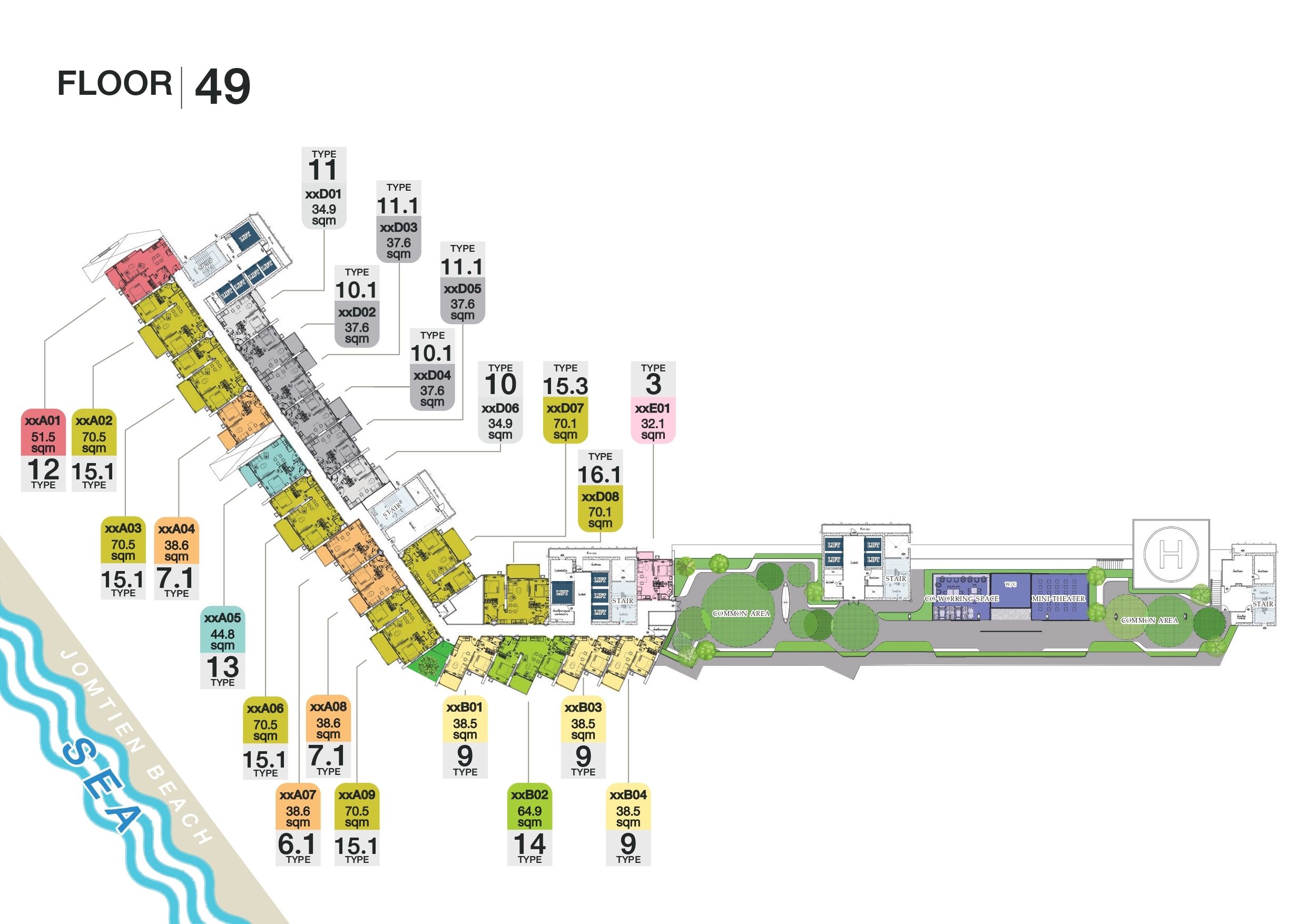 Copacabana Coral Reef - Condo in Pattaya | FazWaz