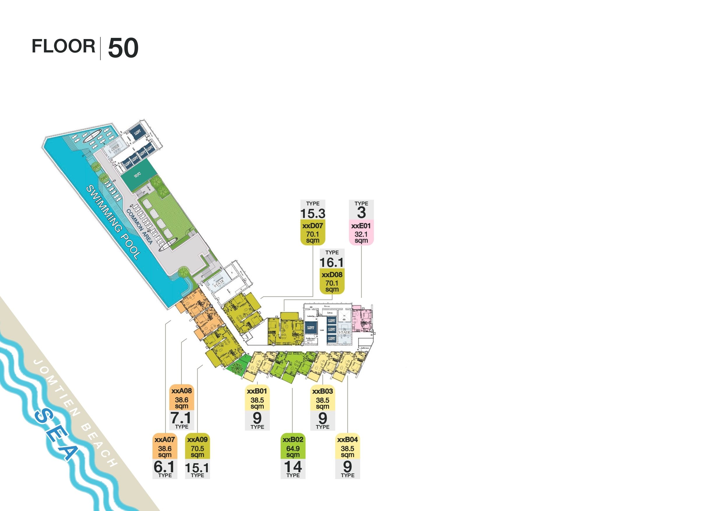 Copacabana Coral Reef - Condo in Pattaya | FazWaz