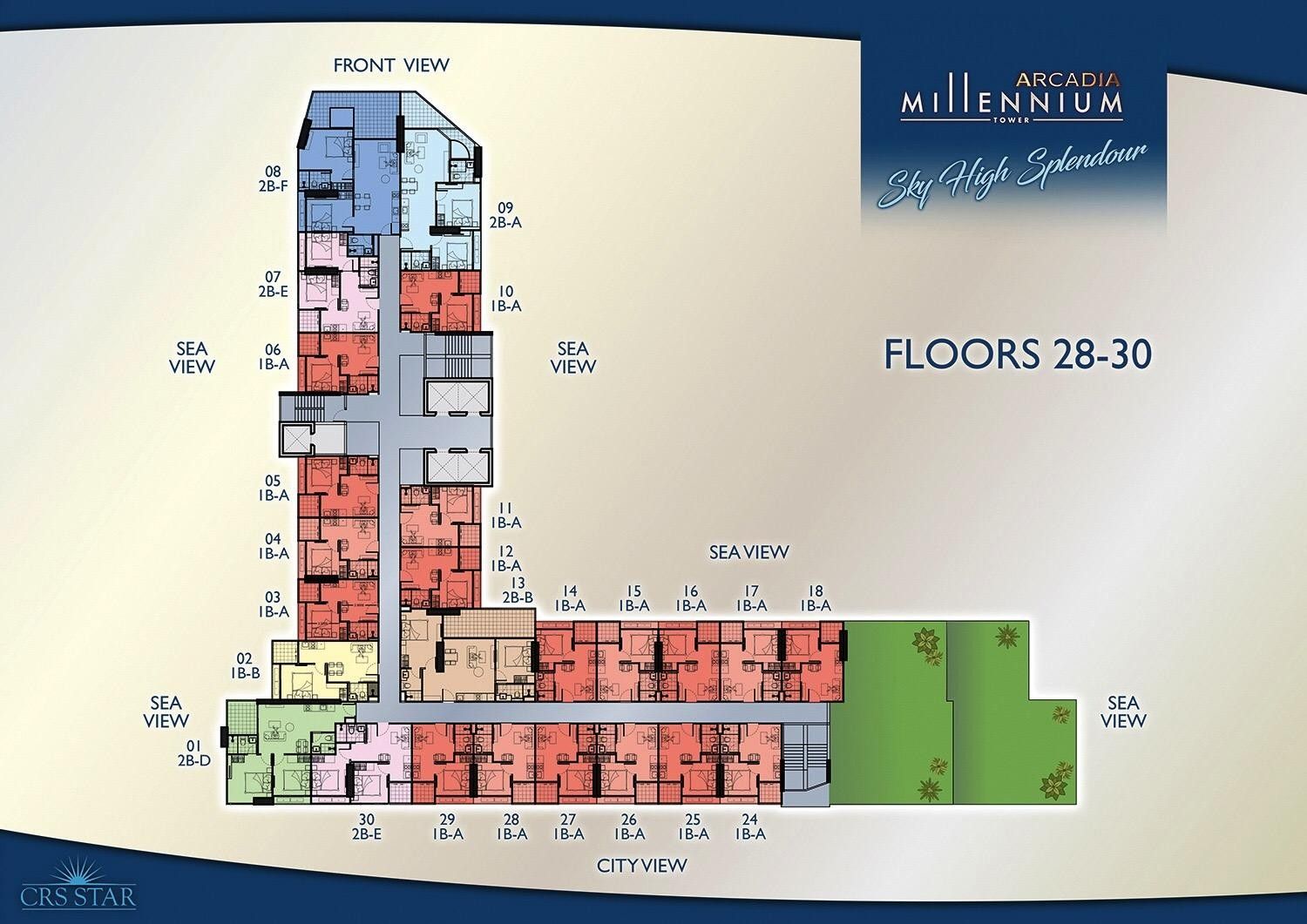Arcadia Millennium Tower, Pattaya - 204 condos for sale and rent ...