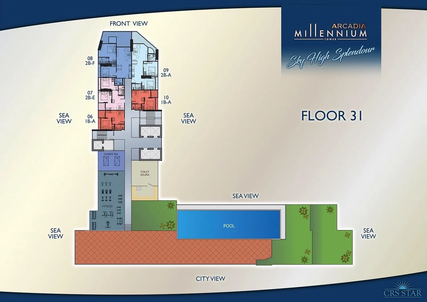 Arcadia Millennium Tower, Pattaya - 204 condos for sale and rent ...