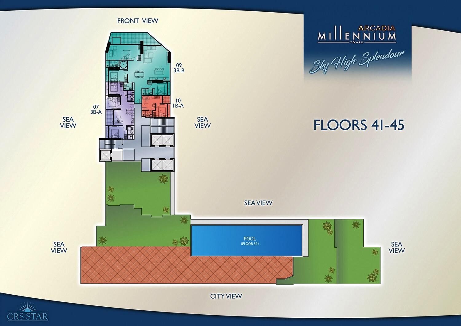 Arcadia Millennium Tower, Pattaya - 204 condos for sale and rent ...