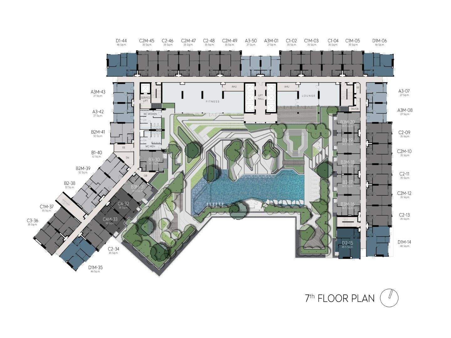 Aspire Erawan Prime - Condo in Samut Prakan | FazWaz